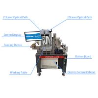 China 30W Mopa Natural Lash False Eyelash Automatic Feeding Double Head Laser Cutting Machine for sale