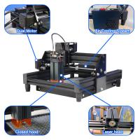 China 10W Blue Light Small Portable Automatic Laser Engraving Machine For Leaf Wood Chip Leather Metal Cardboard Plastic Acrylic for sale