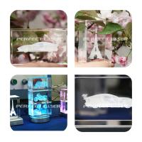 China 5W Portable Desktop 2D 3D Crystal UV Laser Subsurface Engraving Machine for sale