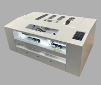 China Desktop Fully Automatic Servo Double-head Special-shaped Label Die Cutting Sticker Machine for sale