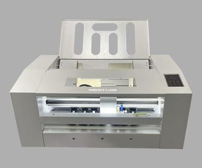 China Desktop Fully Automatic Servo Double-head Special-shaped Label Die Cutting Sticker Machine for sale