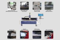 China 1500W 2000W 3000W Industrial Metal Steel Fiber Laser Cutting Cutter Machine for sale