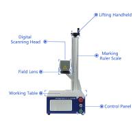 China Compact 20W–60W Portable 3D Deep Relief Laser Engraver for Metal and Stone for sale
