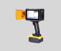 China Mini Portable Handheld Laser Coding Machine for Metal / Plastic / Wood / Leather / Tile for sale