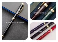China Floor Standing Type Automatic Marking Machine , Pen Laser Engraving Machine For Metal for sale