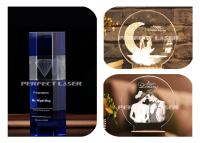 China Automatic 3D Glass Crystal Laser Engraving Machine With Semiconductor Laser Source And Long Life for sale