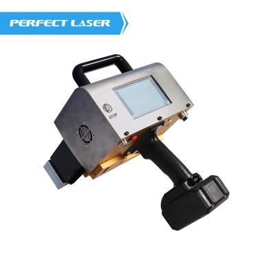 China High Quality LCD Touch Screen Control Portable Handheld Lithium Battery Dot Pin Metal Dot Peen Marking Machine for sale