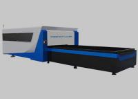 China Water Cooling Fiber Laser Cutting Machine With Feeding / Exchange Platform for sale