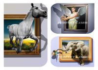 China CMYKW Photo Wall Printing Inkjet Machine 3D Vertical Paper Wall Mural Printer Photo Machine for sale