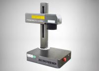 China Metals / PVC Small Laser Engraving Machine 10w 20w Air Cooling With Max Fiber Laser for sale
