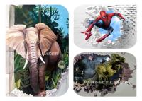 China Speed Adjustable Wall Sticker Machine High Precision Wireless Touching Screen Operation for sale