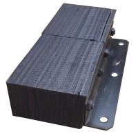 China Horizontal Laminated Rubber Dock Bumpers Rectangular Loading Dock Rubber Bumper for sale