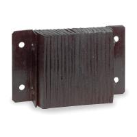 China Horizontal Laminated Rubber Dock Bumpers Rectangular Loading Dock Rubber Bumper for sale