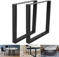 China 28x23 Modern Metal Table Legs 1000lbs 2pcs 28 Inch Furniture Legs for sale