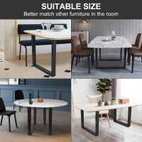 China 28x23 Modern Metal Table Legs 1000lbs 2pcs 28 Inch Furniture Legs for sale
