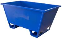 China 10CBM 10 Gauge Steel Mortar Box Concrete Equipment Parts Blue for sale