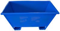China 10CBM 10 Gauge Steel Mortar Box Concrete Equipment Parts Blue for sale