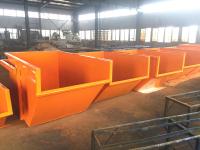 China ODM Orange 4 Yard Skip Crane Boat Skip For Construction Garbage for sale