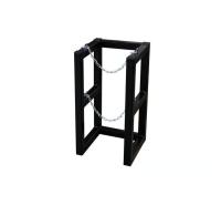 China Fabrication Single Gas Cylinder Rack Oxygen And Acetylene Storage Racks for sale
