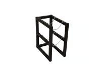 China Outdoor 2 Cylinder O2 Tank Rack Metal Fab Products Black for sale