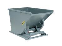 China Low Profile Self Dumping Forklift Hopper 4000lbs Metal Dump Hopper for sale