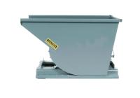 China Low Profile Self Dumping Forklift Hopper 4000lbs Metal Dump Hopper for sale