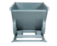 China Low Profile Self Dumping Forklift Hopper 4000lbs Metal Dump Hopper for sale