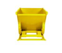 China 4000Lbs Self Dumping Steel Hopper Forklift Attachment Forklift Dump Cart for sale