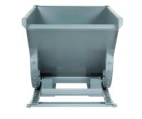 China 7000Lbs Self Dumping Forklift Hopper Gray Steel Dumping Hopper for sale