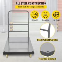 China 2000lbs Heavy Duty Platform Trolley Q235 Folding Flatbed Cart for sale