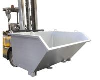 China 4000LBS Forklift Tilt Dumpster Forklift Attachment Dumping Bin for sale