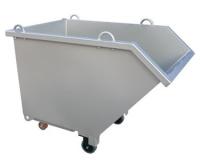 China 4000LBS Forklift Tilt Dumpster Forklift Attachment Dumping Bin for sale