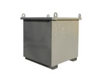 China Galvanised Crane Bin Forklift Attachment Forklift Hopper Dumpster for sale