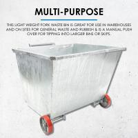China Customized Forklift Skip Bins 4000 LBS Bin Tipper For Forklift for sale
