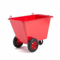 China 400L Garbage Collection Trolley Crane Boat Skip 7000LBS Capacity for sale