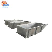 China 2M3-12M3 Metal Skip Bin Trash Skip Container Construction Garbage Bin for sale