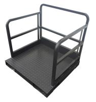 China 16 Gas Cylinder Rack For Forklift Distribution Gas Cylinder Pallet for sale