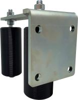 China Nylon Sliding Gate Guide Roller Bracket Hardware Fabrication for sale