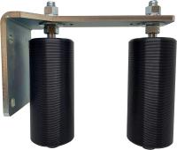 China Nylon Sliding Gate Guide Roller Bracket Hardware Fabrication for sale