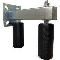 China Adjustable Slide Gate Guide Rollers Upper Bolted Bracket Mount 6
