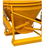 China 0.5 Cubic Meter Cement Kibble 0.5 CBM Crane Kibble Yellow Painting for sale