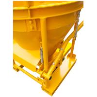 China 1 Cubic Meter Concrete Kibble Bucket Concrete Equipment Parts 3000kg Load for sale