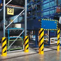 China Black Bull Pallet Racking Protector - U Profile - 400 x 160 x 5mm From China Metal Fabrication Factory for sale