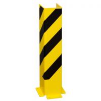 China Black Bull Pallet Racking Protector U Profile Pallet Rack Post Protectors for sale