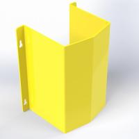 China Wall Mounted Galvanised Pipe/Cable Protector - 300 x 292 x 230mm From China Metal Fabrication Factory for sale