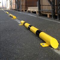 China Black Bull Collision Protection Bars - 86 x 1200mm - Yellow and Black From China Metal Fabrication Factory for sale