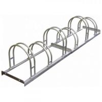 China 5 Hi Hoop Bike Parking Rack Commercial Bike Storage Metal Fabrication for sale