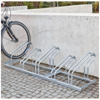 China 2 Space Lo Hoop Bicycle Rack Metal Fabrication Hot Dip Galvanized for sale