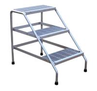 China OEM 3 Tread Aluminium Step Ladder Aluminum 3 Step Stool Metal Fab Products for sale