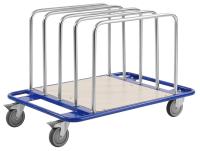 China 150KGS 4 Castor Small Board Trolley Material Handling Equipment Fabrication for sale